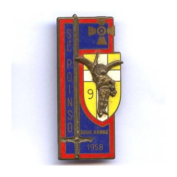 Sous-Lieutenant Poinso , 9° RCP, patiné